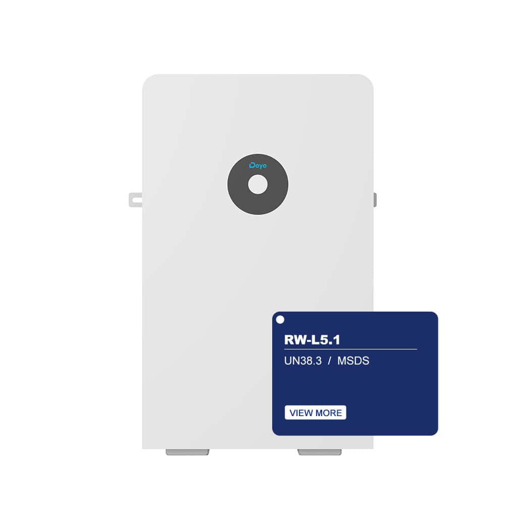 Deye RW-L5.1 Thuisenergieopslag - LiFePO4-batterij