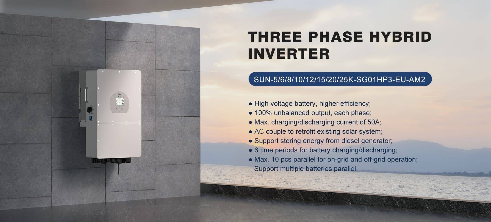 Deye - Solar Inverters, Batteries, Air Conditioners & Dehumidifiers